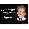 Amazon.com: MWB Inspirational Wall Art Poster - Ruth Bader Ginsburg ...
