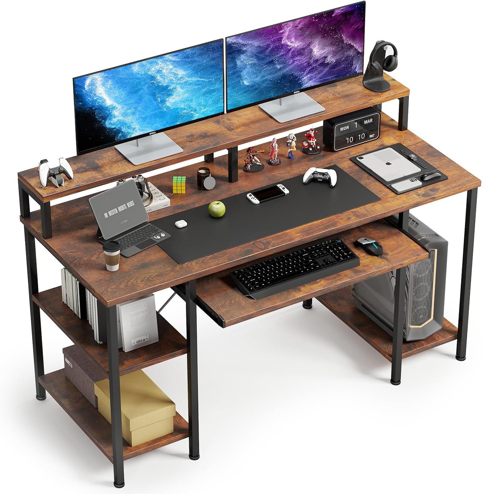 Mua VERMESS 48Inch Computer Desk, Home Office Desks with Keyboard Tray ...