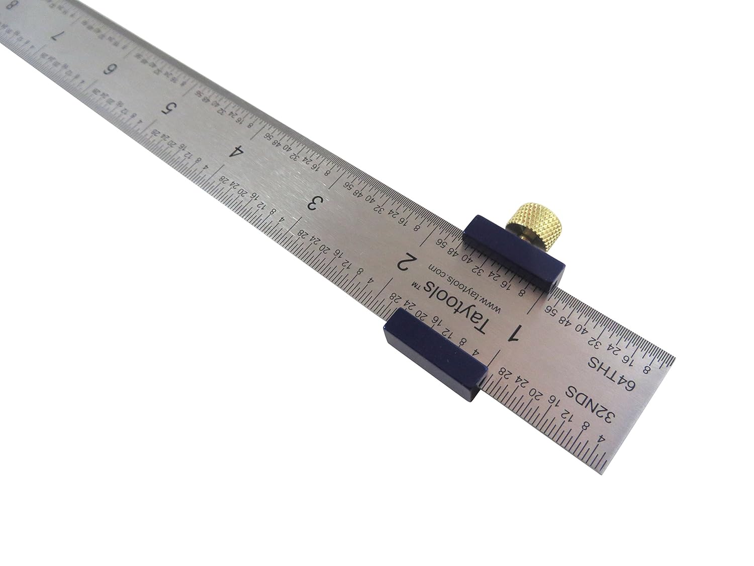 Bundle Taytools 108880 Anodized Aluminum Ruler Stop Fence and 12 Inch ...
