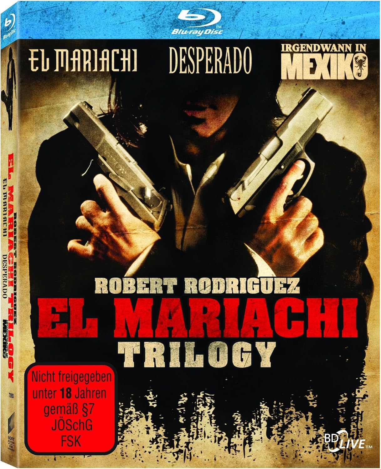 Desperado/El Mariachi/Irgendwann in Mexiko - El Mariachi Trilogy Blu ...