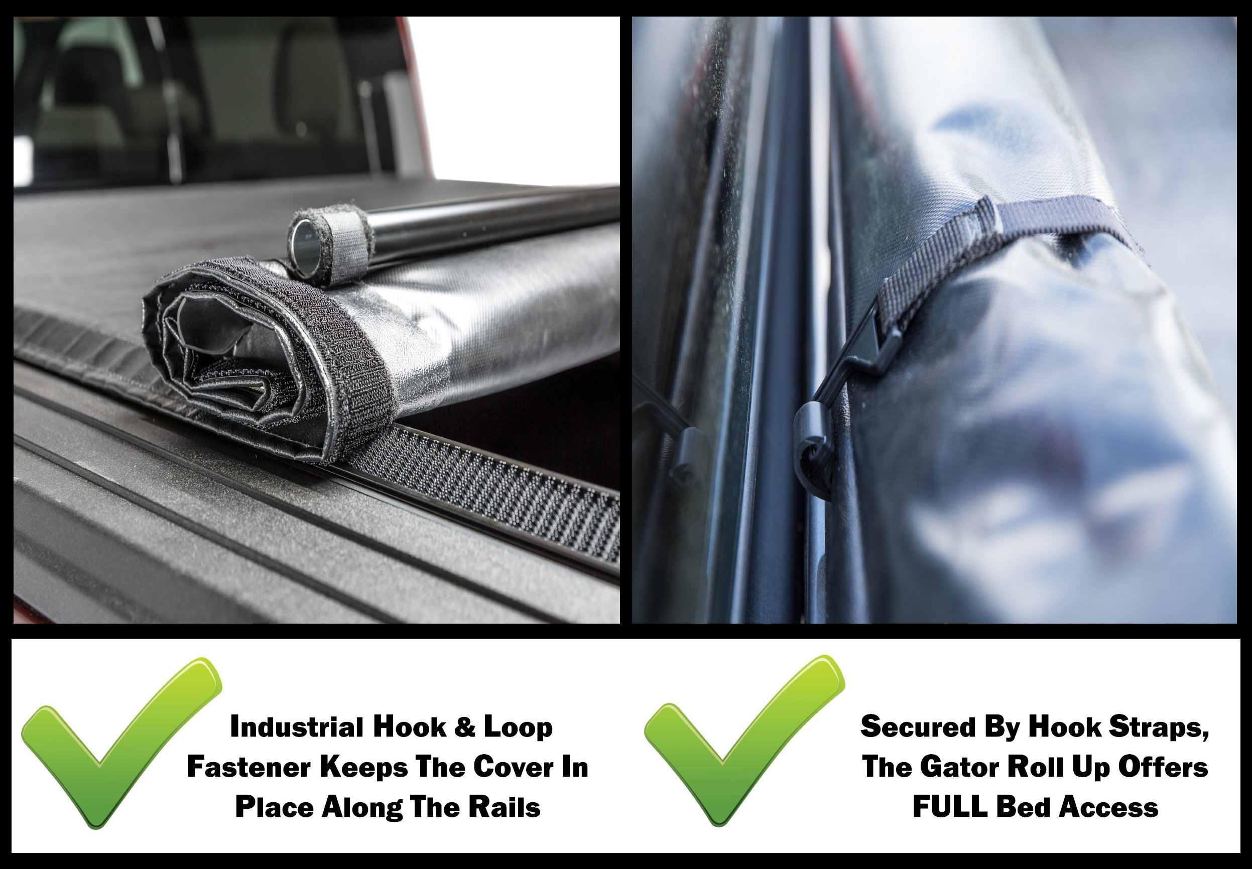 Gator ETX Soft Roll Up Truck Bed Tonneau Cover | 53106 | fits 07-13 GM ...