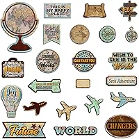 Amazon.com : 70 Pieces Travel Decor Cutouts Travel The Map Mini ...