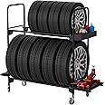 Amazon.com: EROTASH Tire Rack, Tire Rack for Garage, Tire Storage Rack ...