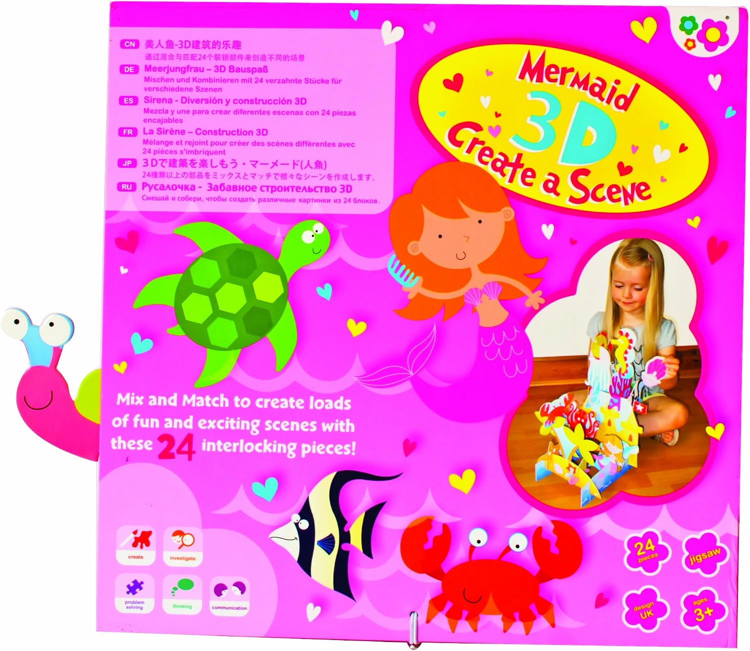 Meadow Kids Mermaid 3D Scene – BigaMart