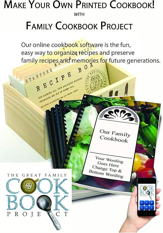 10 Printed Copies of Your Own Cookbook and Cookbook Making Software To Do It - Create Customized ...