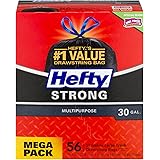 Amazon.com: Hefty Strong Large Trash Bags (Multipurpose, Unscented ...