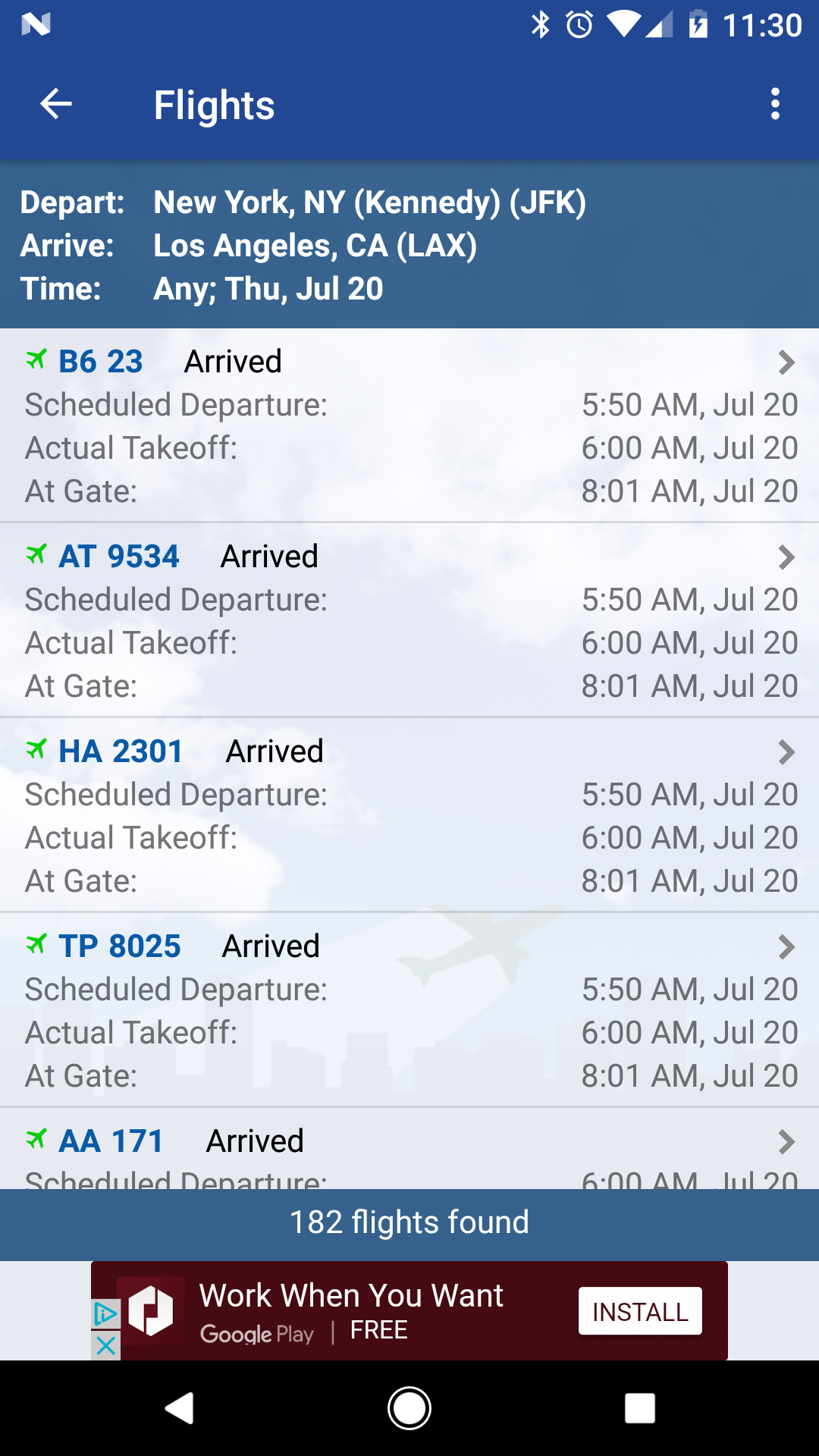 FlightView Free:Amazon.com:Appstore for Android