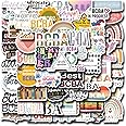 Amazon.com: 61pcs Bcba Stickers Pack, Aesthetic Cartoon Cute Vinyl ...