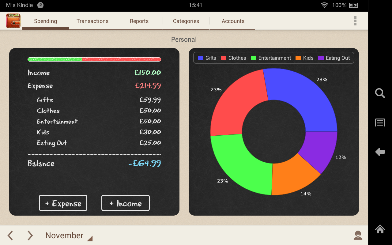 Spending Tracker Amazon Appstore For Android