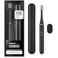 Aquasonic Icon ADA-Accepted Rechargeable Toothbrush | Magnetic Holder ...