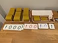 Amazon.com: Kghios Montessori Golden Beads Materials Decimal System ...