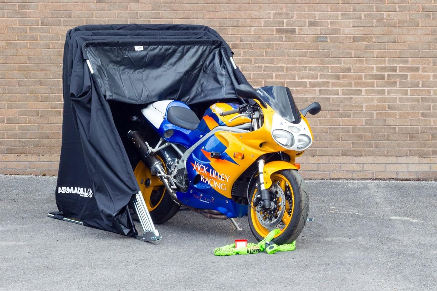 Armadillo Motorcycle Folding Secure Shelter : Large: Amazon.co.uk: Car ...