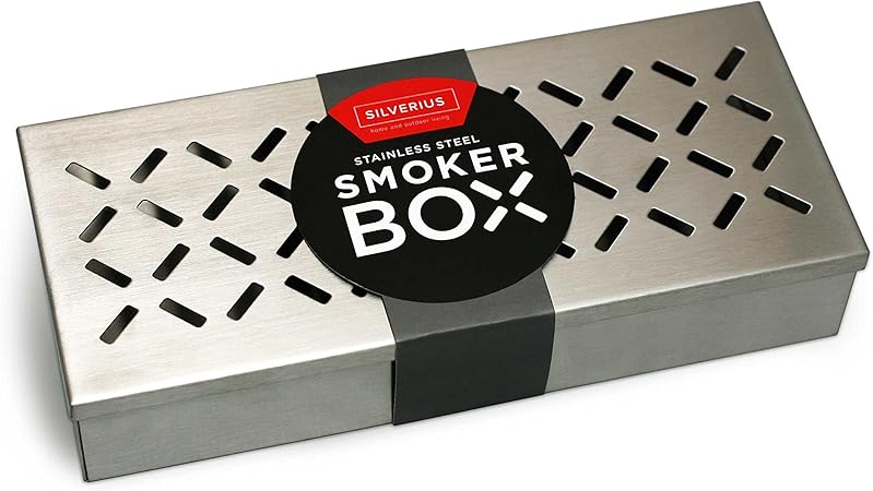 Amazon.com: BBQ Smoker Box for Charcoal and Propane Gas Grill - Even ...