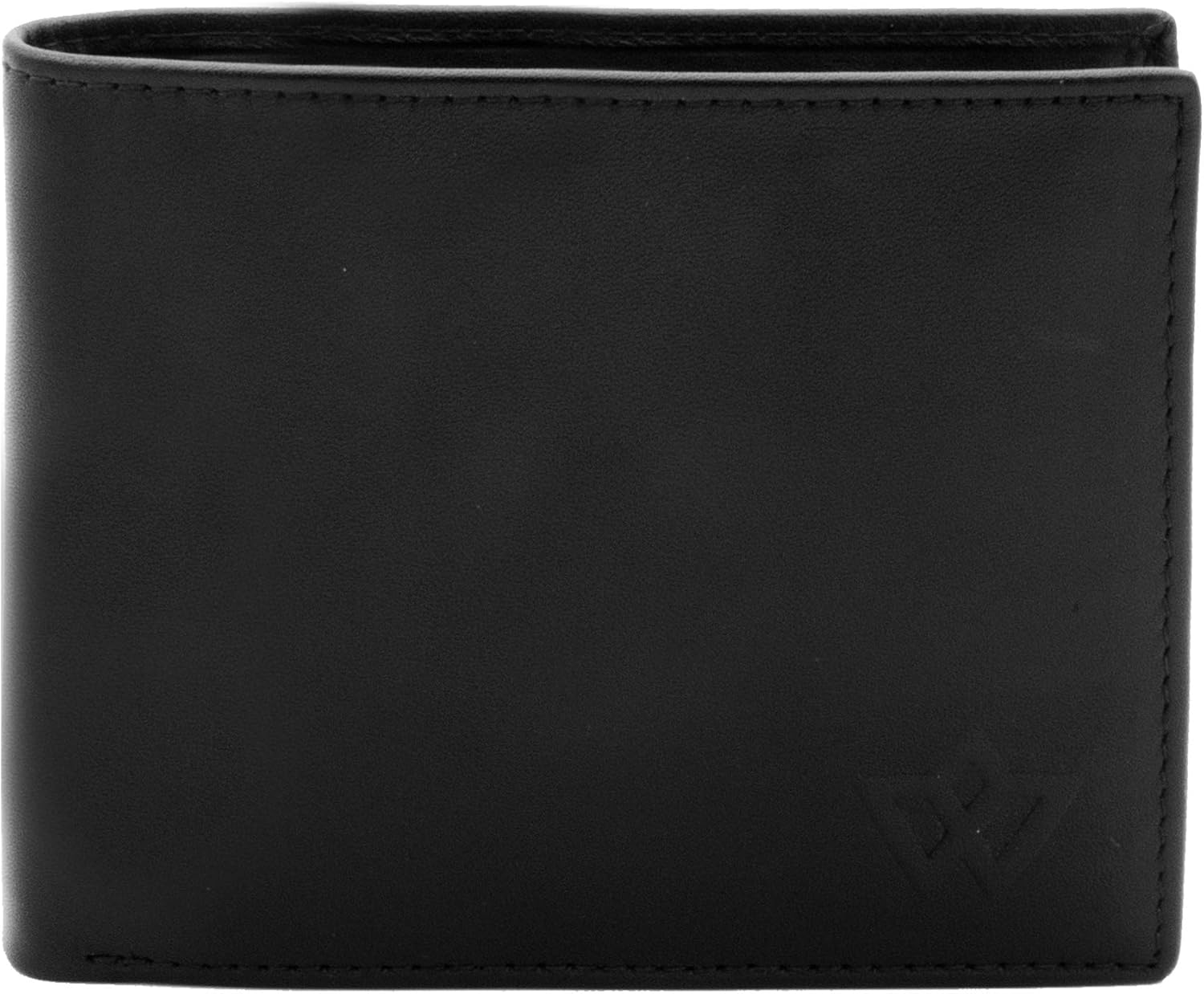 Slim Leather Wallet for Men by Wasama | Black | Bi-fold, Coin Pocket ...