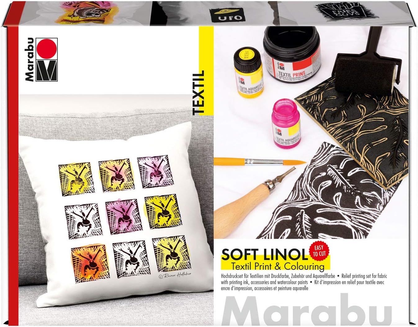 Marabu Soft Linol Print & Colouring Set – BigaMart