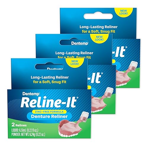 Dentemp Denture Reline Kit - Advanced Formula Reline It Denture Reliner ...