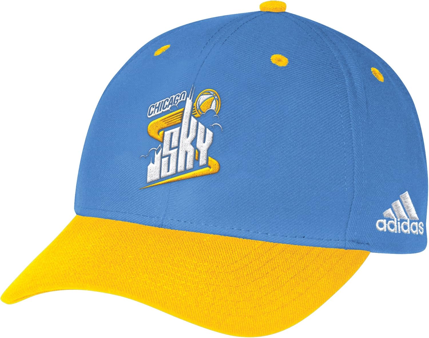 WNBA Chicago Sky Men's Structured Adjustable Cap, One Size, Blue ...