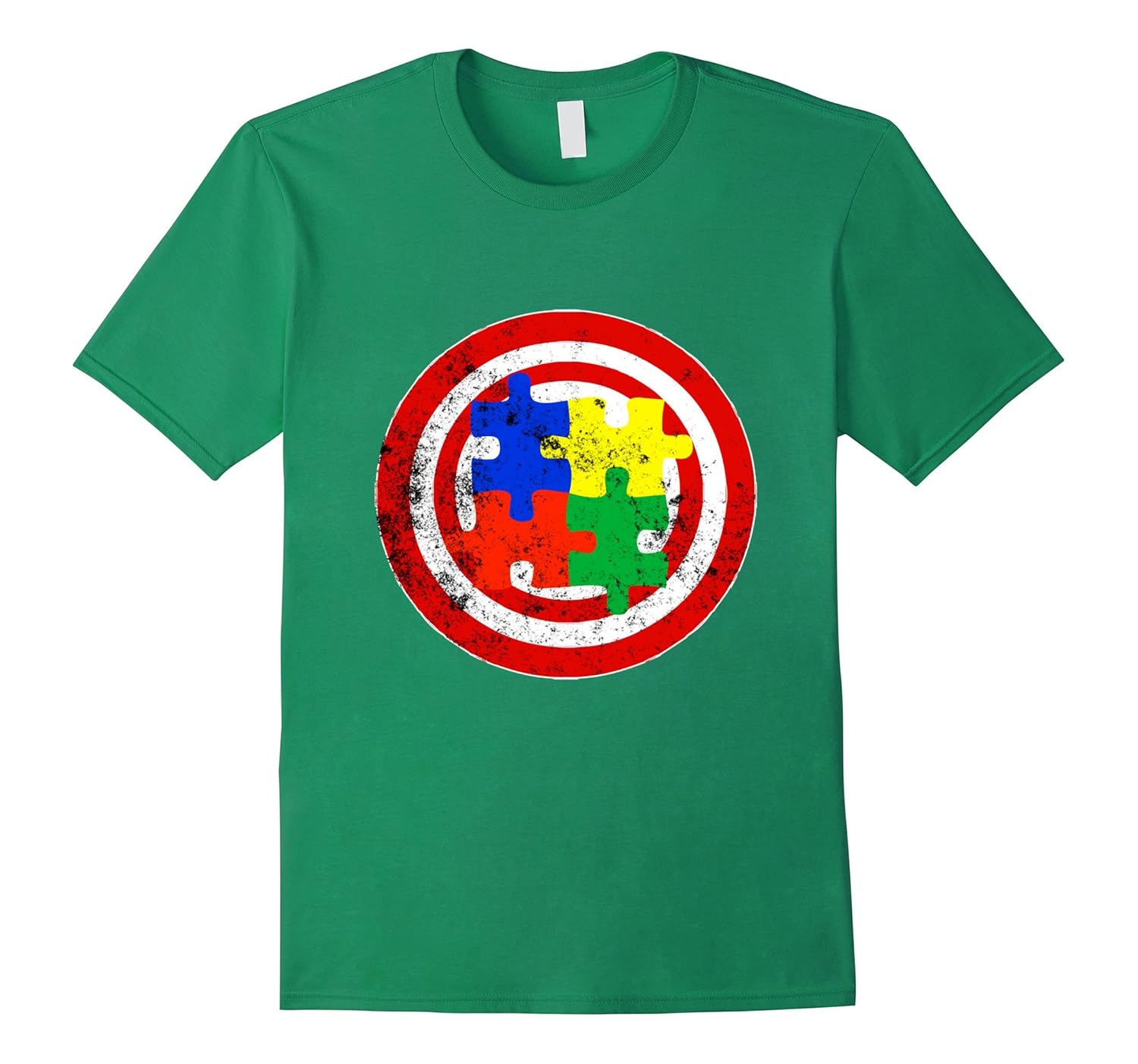 Autism Awareness TShirt Captain Autism Puzzle Piece Shirt-CL – Colamaga