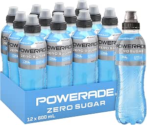 Powerade ION4 Mountain Blast Zero Sports Drink, 12 x 600ml : Amazon.com ...