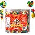 Amazon.com : Carnival Lollipops Rainbow Twist, Swirls, and Round Lolly ...