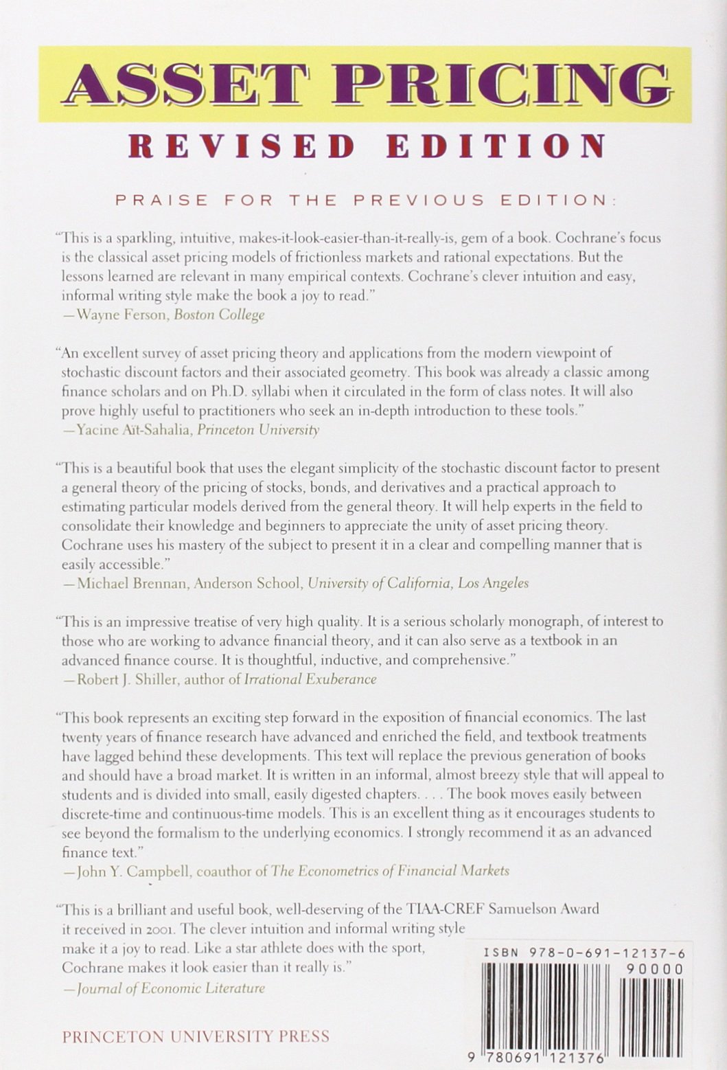 Asset Pricing: Revised Edition