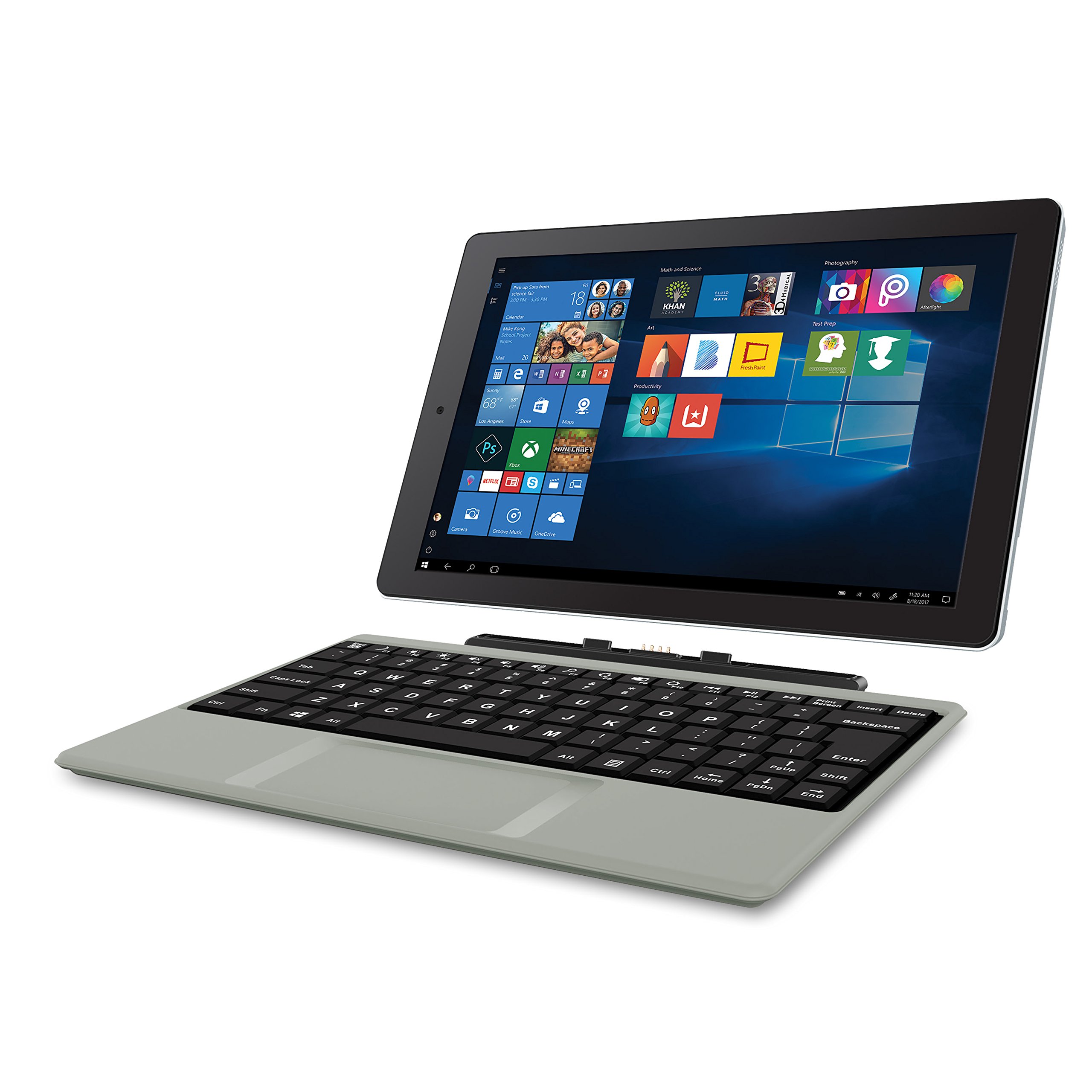 2018 RCA Cambio 2 in 1 10 1 Touchscreen Tablet PC Intel Quad Core Processor 2GB RAM 32GB SSD 