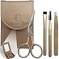 Amazon.com : Premium Eyebrow Kit - Stainless Steel Tweezer, Brow Makeup ...