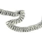 Amazon.com: YYCRAFT 11 Yards Satin Ruffle Trim Fabric Trims and ...