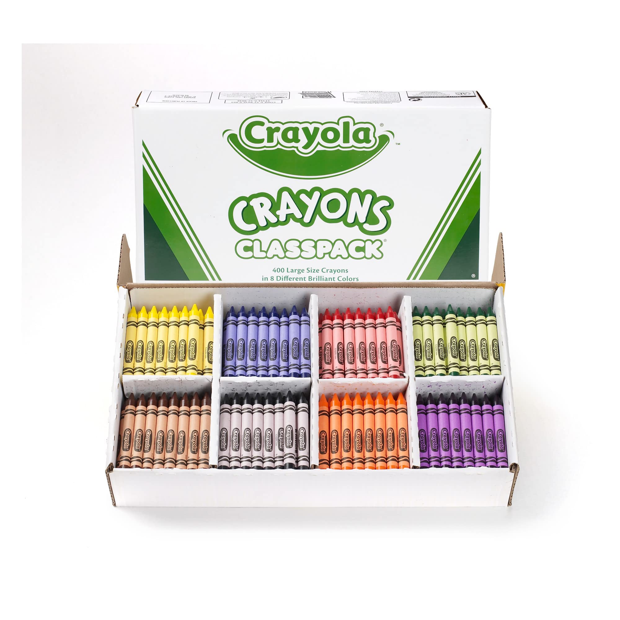 Mua Crayon Classpack - 400ct (8 Assorted Colors), Large Crayons for ...