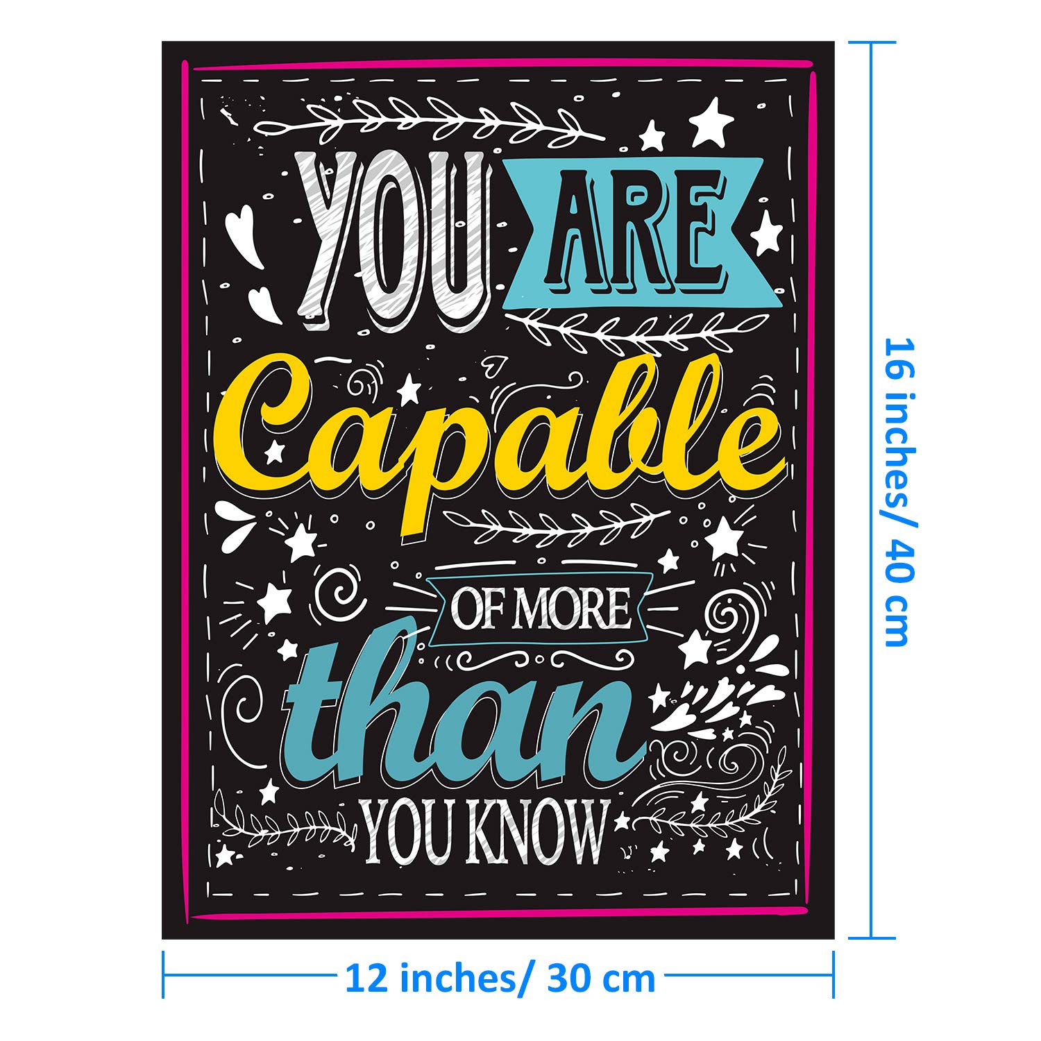 Mua 10 Pieces Motivational Classroom Wall Posters Inspirational Quotes ...