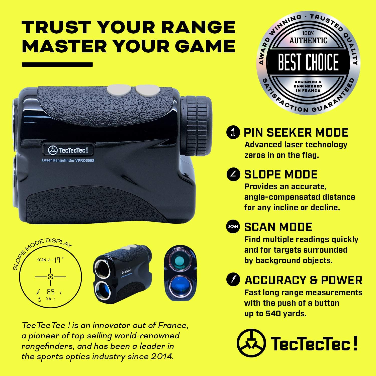 TecTecTec VPRO500 S Golf Rangefinder Review – Golf GPS Authority