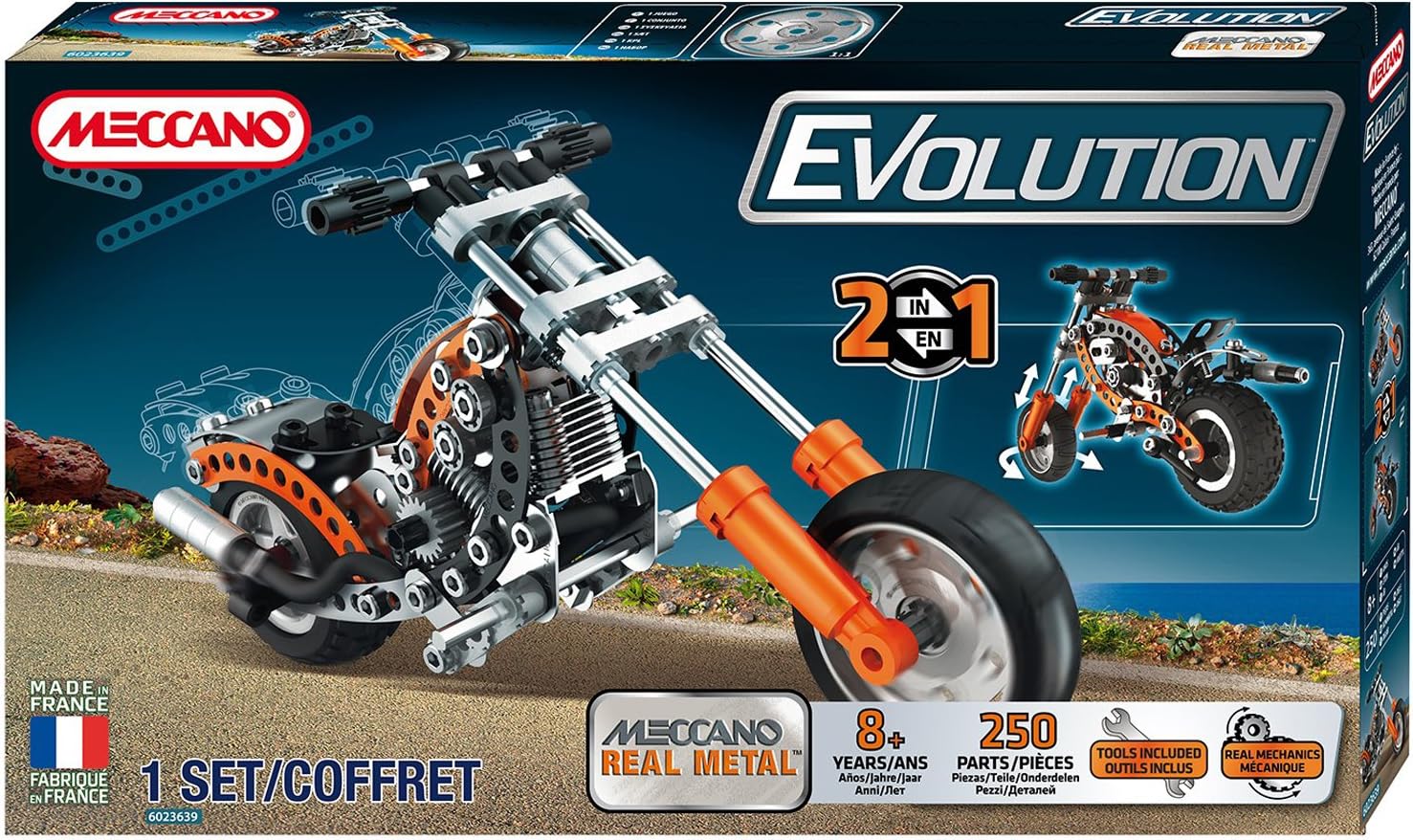 MECCANO - 864200 - Jeu De Construction - La Moto Evolution: Amazon.fr ...