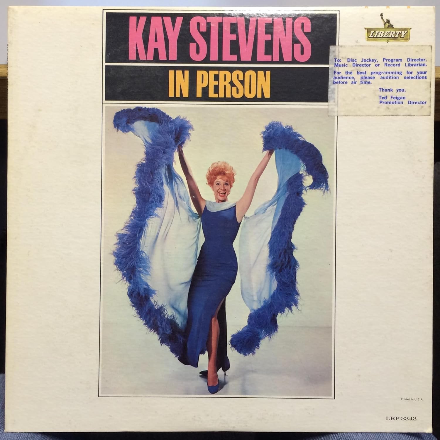 Kay Stevens - Kay Stevens In Person At The Copa vinyl record - Amazon ...