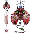 Amazon.com : CoTa Global Ladybug Wind Chime - Handmade Glass and Metal ...