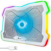 Amazon.com: KLIM Ultimate + RGB Laptop Cooling Pad with LED Rim + New 2023 Version + Gaming ...