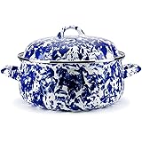 Amazon.com: Golden Rabbit Enamelware - Cobalt Swirl Pattern - Set of 3 ...