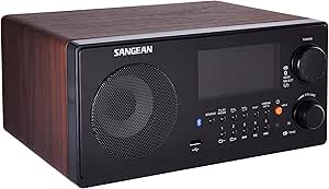 Amazon.com: Sangean WR-22WL AM/FM-RDS/Bluetooth/USB Table-Top Digital Tuning Receiver (Dark ...
