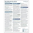 QuickBooks Pro 2019 Quick Reference Training Card - Laminated Tutorial Guide Cheat Sheet ...