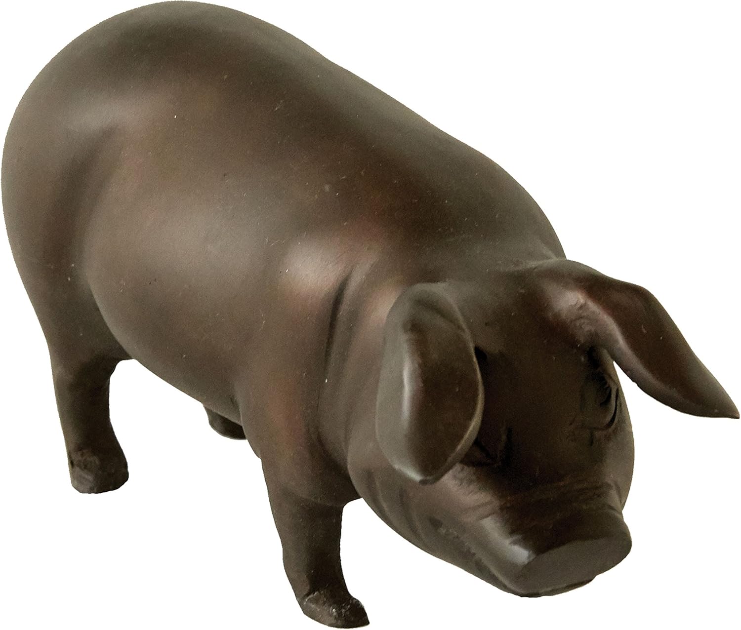 Amazon.com: Creative Co-op Cast Aluminum Pig Decoration with Bronze ...