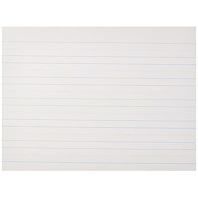 Buy School Smart Skip-A-Line Ruled Writing Paper, 1 Inch Ruled Long Way ...