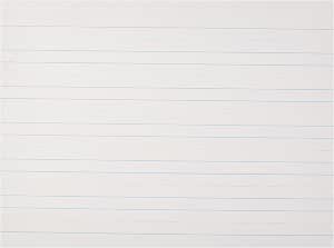 Amazon.com : School Smart Skip-A-Line Ruled Writing Paper, 1 Inch Ruled ...