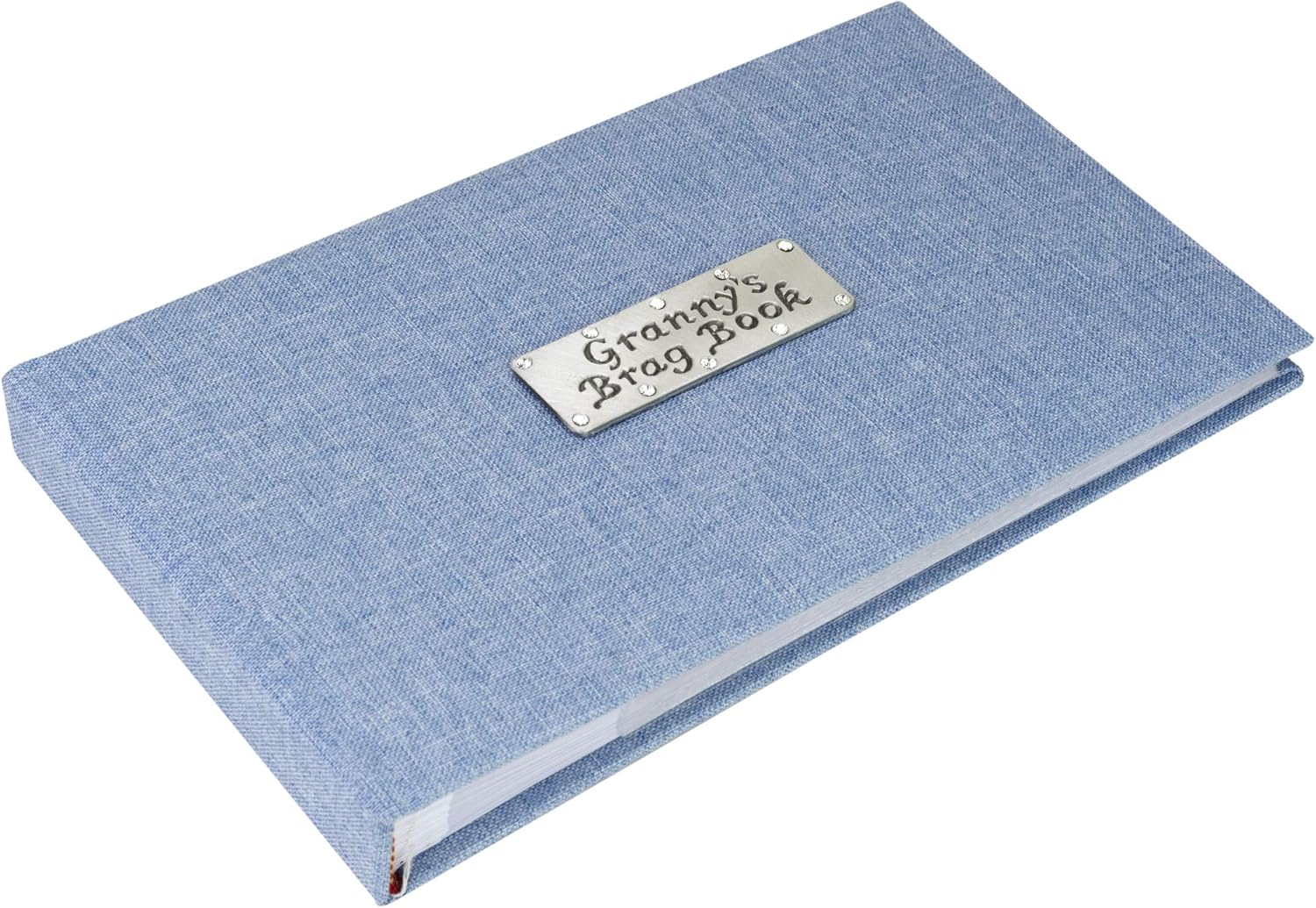 Metal Planet Ltd Granny’s Brag Book denim blue pocket sized photo album ...