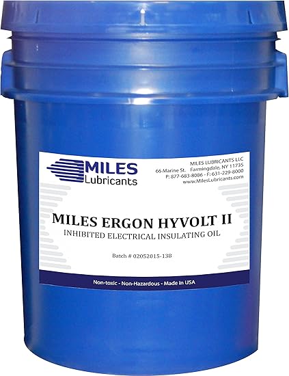 Amazon.com: Ergon Hyvolt II, Inhibited Electrical Insulating Oil, 5 Gal ...
