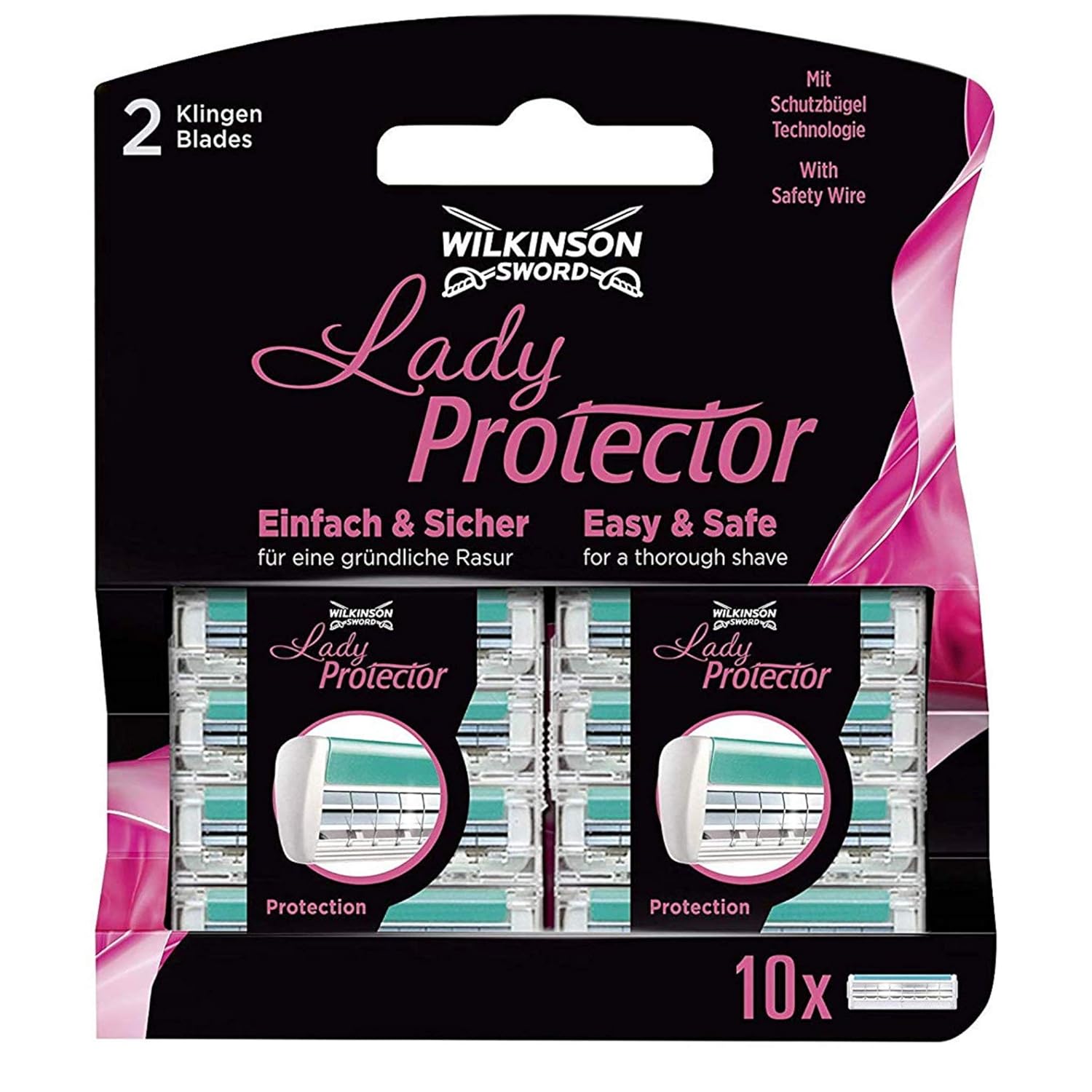 Wilkinson Sword Lady Protector Rasierklingen Klingen, für Damen ...