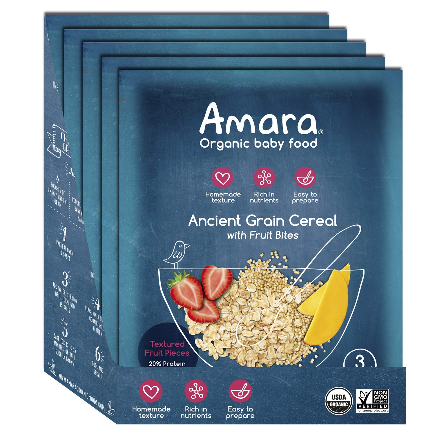 Amara Baby Food, Sweet Potato Raspberry, Healthy Baby & Infant Food ...