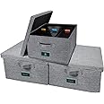 Amazon.com: TWAVETREE VHS Storage Box with Lid Pack of 3, Practical VHS ...