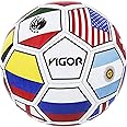 Amazon.com : Mozlly Soccer Ball International Country Flags High End ...