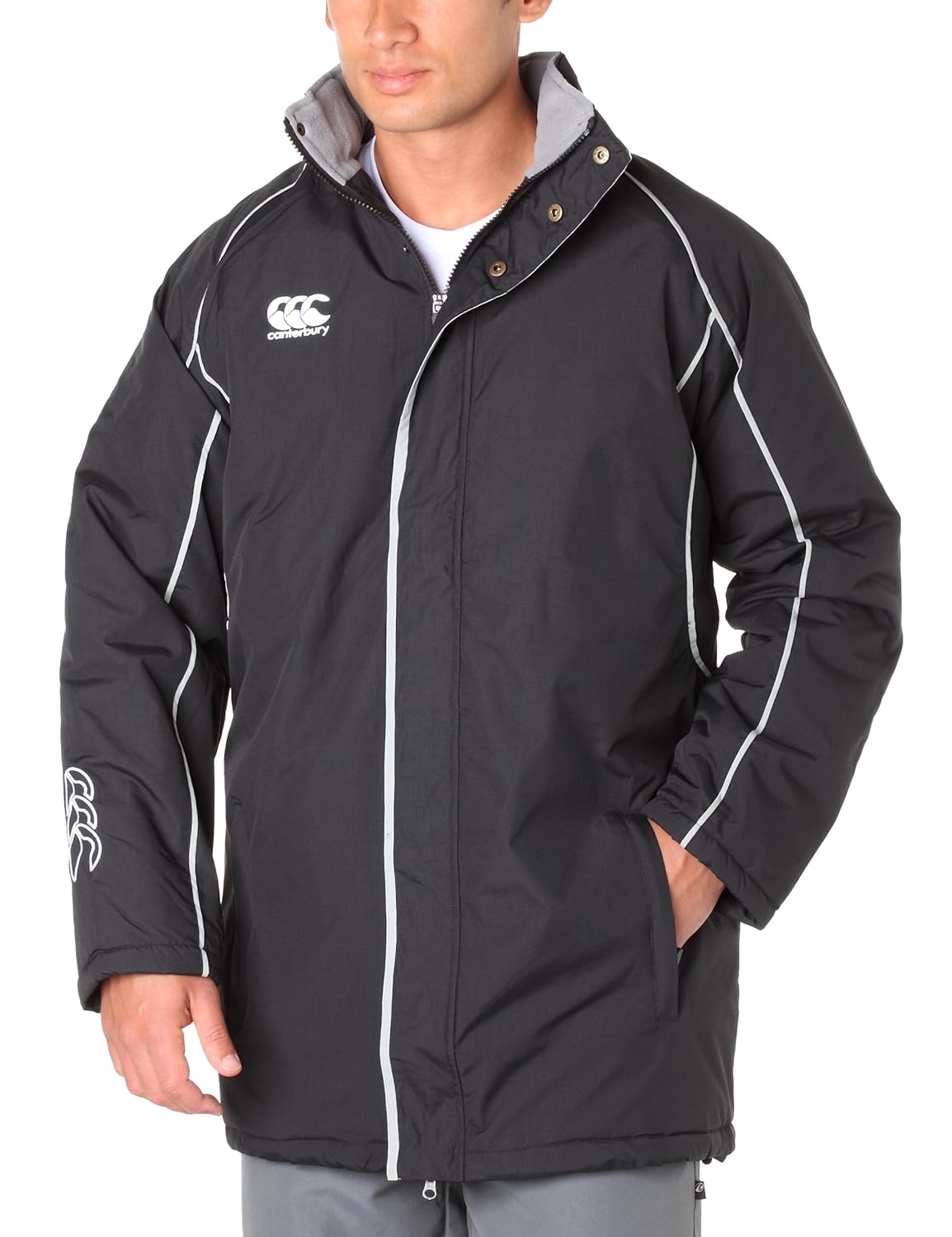 Canterbury Men's Full Zip Stadium Jacket black black Size:S: Amazon.co ...