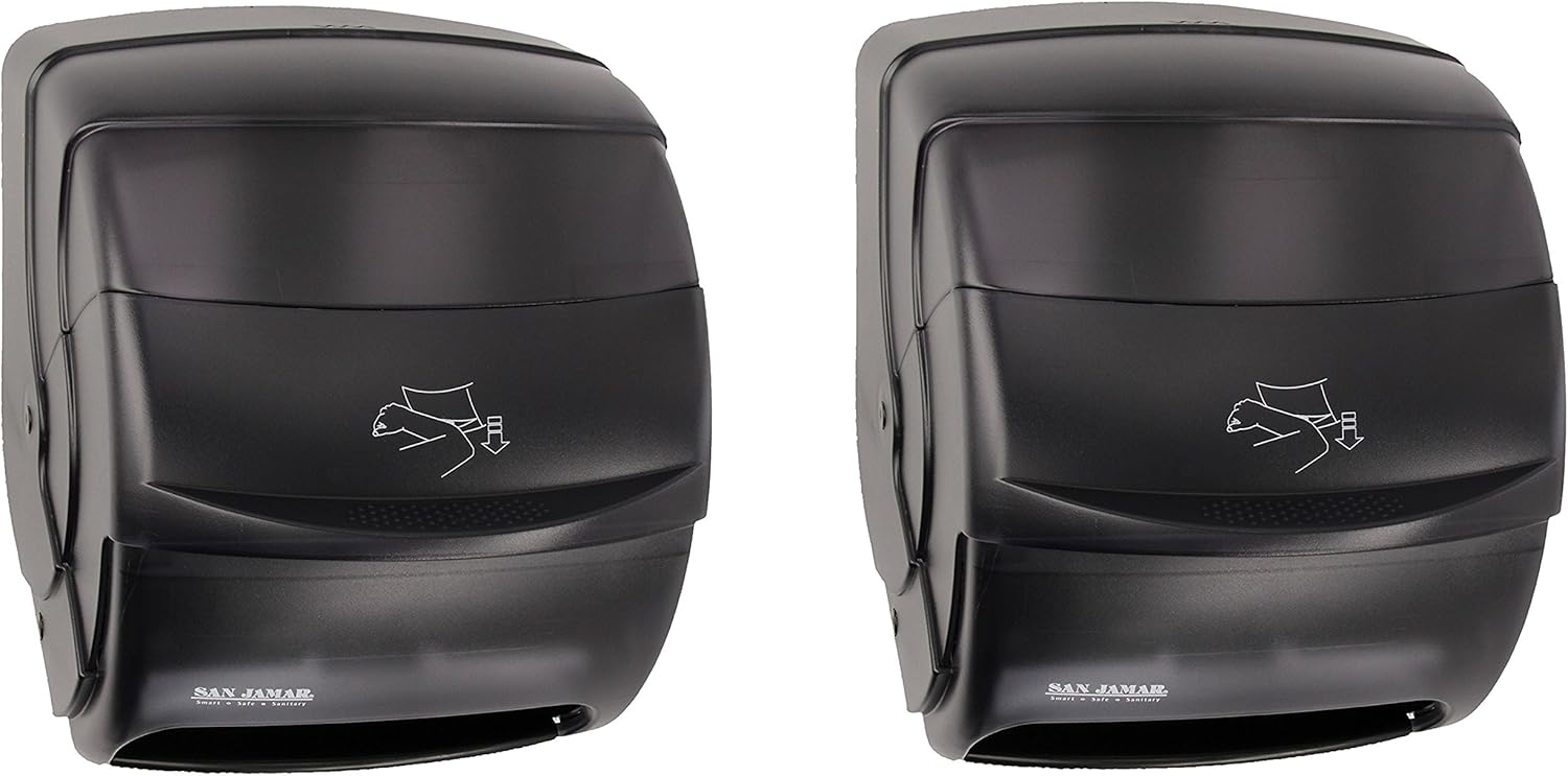 San Jamar T850TBK - Dispensador de toallas de plástico, diseño de perla ...