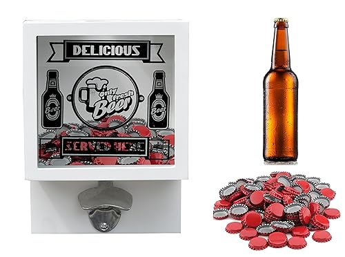 Beer Cap Frame, Home Bar Personalised Bottle Cap Box, Craft Beer Bottle ...